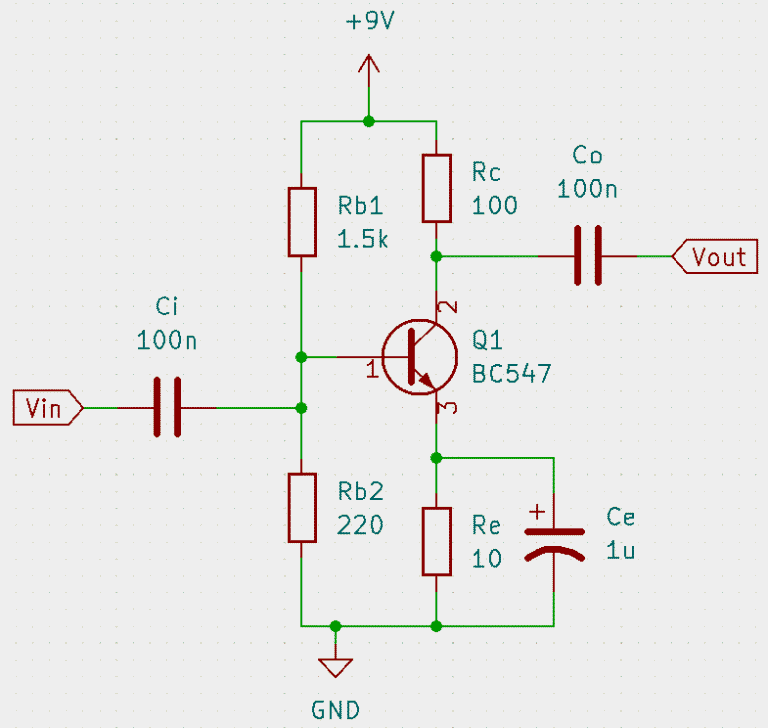 2 projects of BJT common emitter amplifiers - Electrical e-Library.com